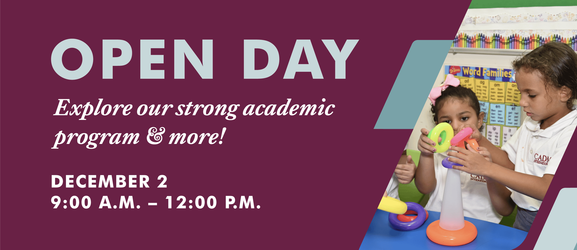 Cadmus (NAC/ALBOURUJ) - Open Day December 2023